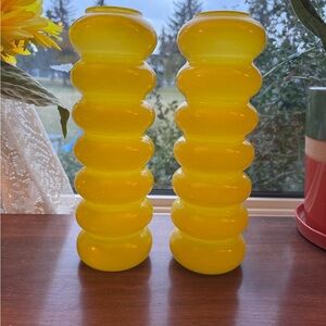 IKEA | Accents | One Mcm Anne Nilsson Art Glass Vase Solstrale Yellow ...